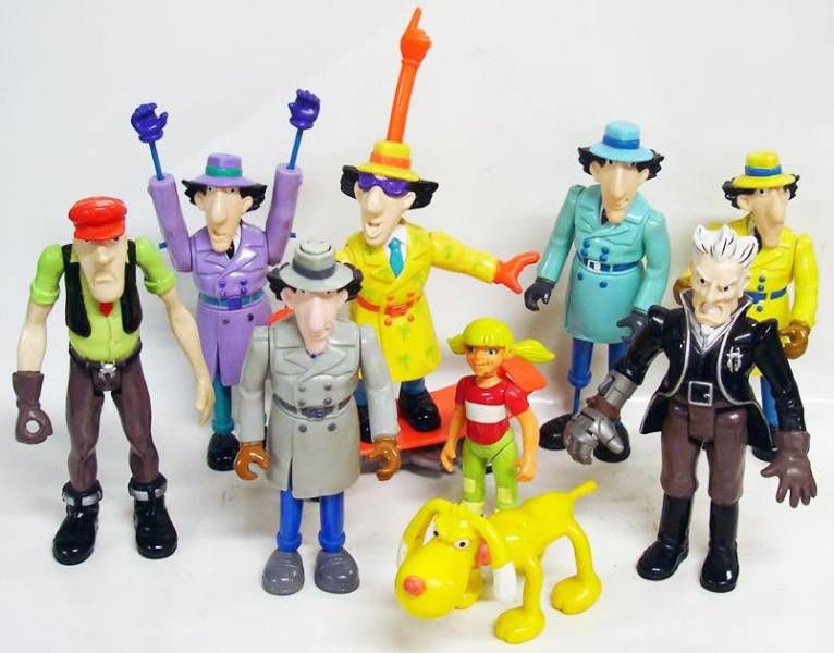 Inspector Gadget Galoob Set Of 9 Inspector Gadget Loose Figures