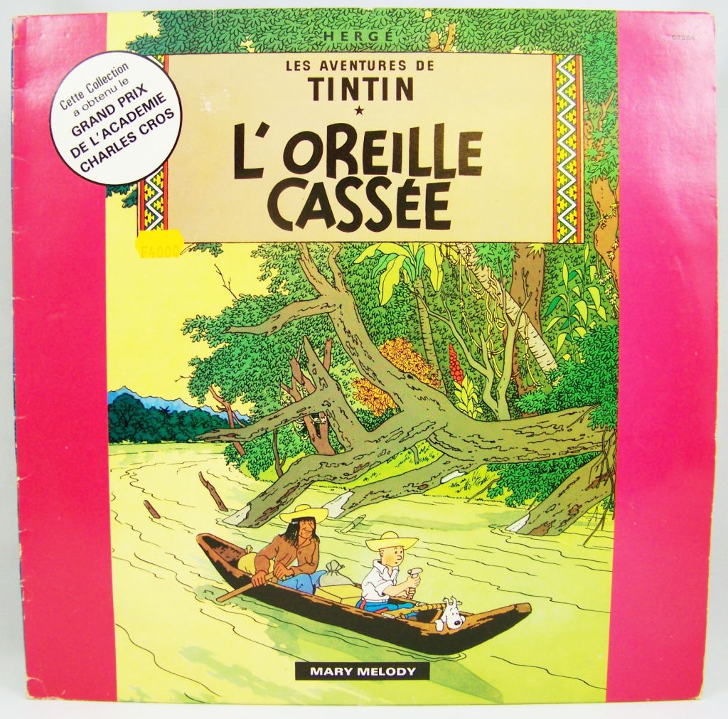 Les Aventures de Tintin - Disque 33T - L'oreille cassée Les Aventures de Tintin - Disque 33T - L'oreille cassée