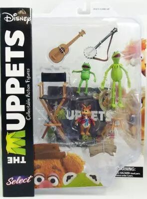 The Muppet Show - Kermit, Bean & Robin - Diamond Select Deluxe Action ...