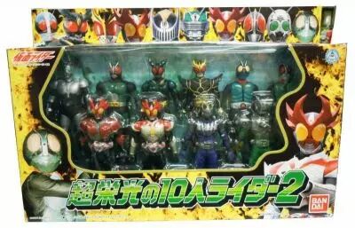 10 Masked Riders Collector Set - 5'' Action Figures - Bandai