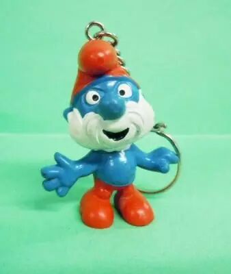 The Smurfs - Schleich - 20001 PaPa Smurf (Keychain)