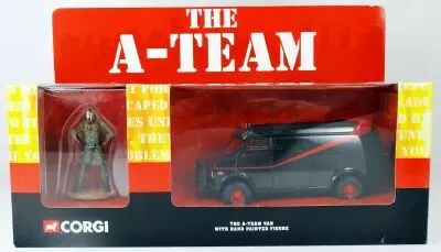 The A-Team - Corgi - 1/36 scale Tactical GMC Van with B.A. Barracus figure