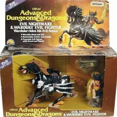 Advanced Dungeons & Dragons - LJN - Warduke & Evil Nightmare gift-set ...