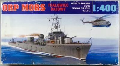 Aga 2402 - Orp Mors Minesweeper WW2 Polish Navy Warship 1:400 Mint in Box
