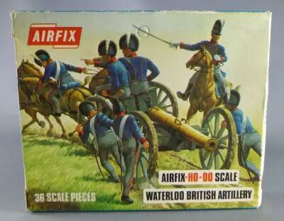 Airfix 72° Waterloo British artillery S46 Loose withtype3 Box