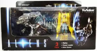 Aliens - ReAction - Action-figure 3-pack : Ripley, Power Loader, Alien ...