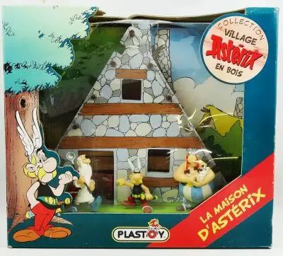 Asterix - Plastoy PVC Figure - Asterix's House with Asterix, Obelix and ...