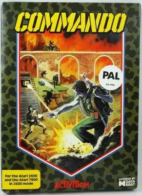 Atari 2600 - Activision's Commando (cartridge with box and instruction)