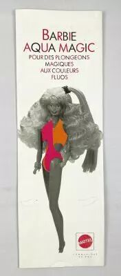 Barbie - 1989 Mattel Fance Promo Advertising - Barbie Aqua Magic