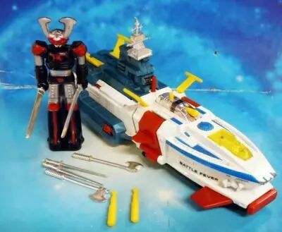 Battle Fever J - Battle Fever Robot & Battle Shark ST - Robot & Diecast ...