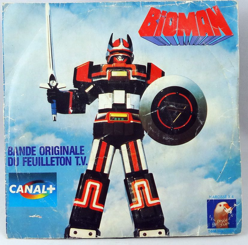 Bioman - Mini-LP Record - Original French TV series Soundtrack - RCA 1985 Bioman - Mini-LP Record - Original French TV series Soundtrack - RCA 1985