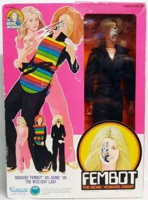Bionic Woman - 12'' Doll - Fembot - Mint in Box Kenner