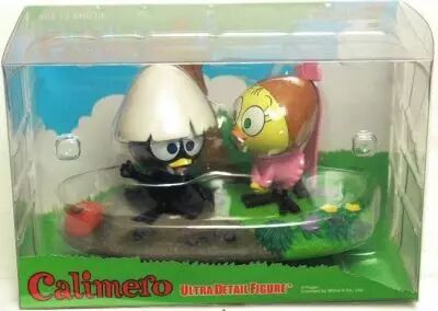 Calimero - Figurines PVC Medicom - Calimero et Priscillia