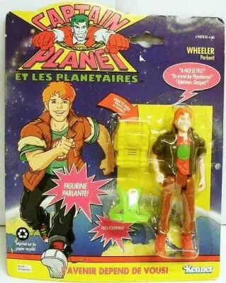 Captain Planet - Kenner - Planeteer Wheeler "talking"