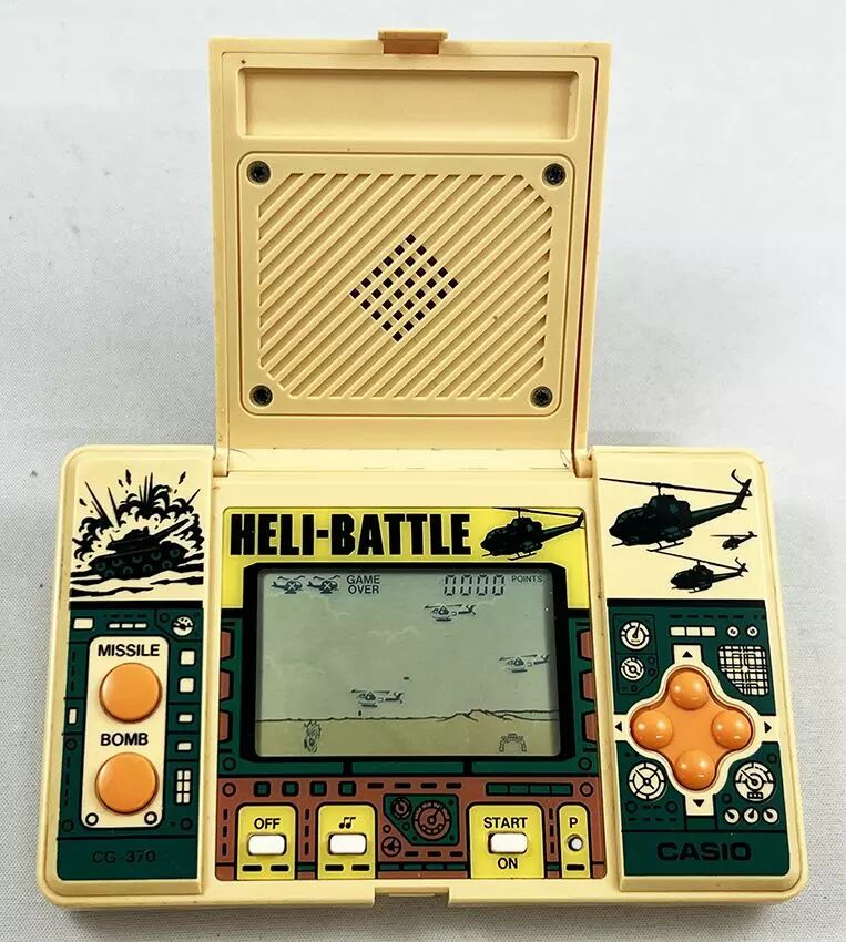 Casio - Handheld LCD Game - Heli-Battle (CG-370)