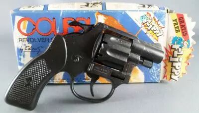 Edison Colt Toy Metal 8 Cap Gun - Edison Giocattoli