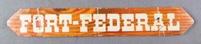 Comansi - Wild West - Us Army - Fort Federal Sign