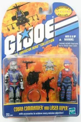 G.I.JOE - 2001 - Cobra Commander & Laser Viper