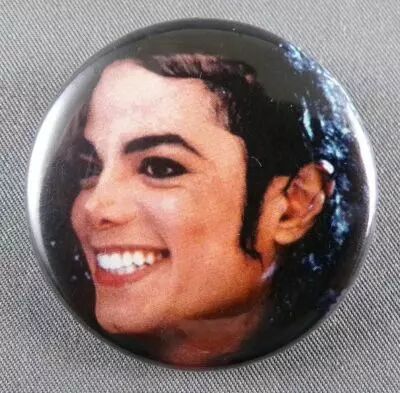 Michael Jackson - Plastic Button Badge 3,8cm - Face