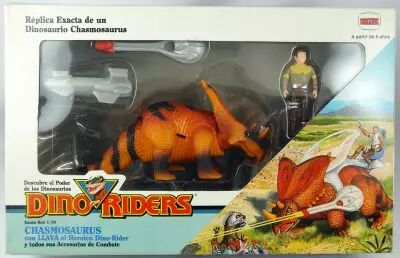 Dino Riders - Chasmosaurus with Llava - Tyco Comansi Spain