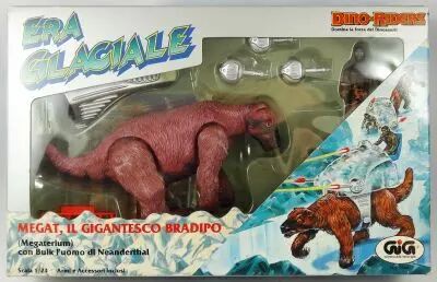 Dino Riders Ice Age - Giant Ground Sloth / Megatherium & Ulk - Tyco GIG ...