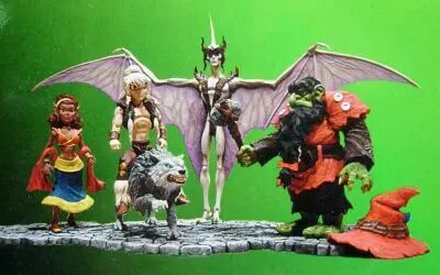 ElfQuest - Set de 4 figurines articulées Art Asylum : Cutter, Leetah ...