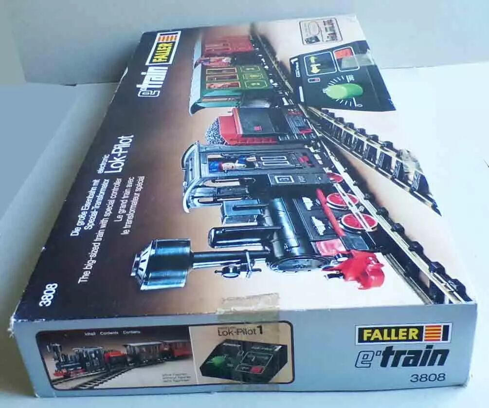 Faller E-Train 3808 Coffret Grand Train Loco Wagons Rails Transfo Neuf ...