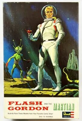 Flash Gordon - Revell 1965 - Flash Gordon and the Martian Model-Kit Ref ...