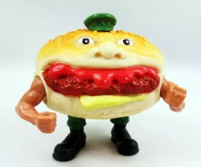 Food Fighters - Mattel - Burgerdier General (loose)