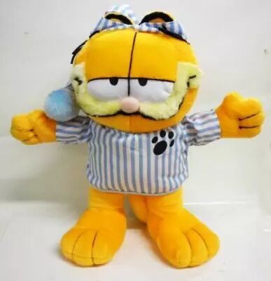 Garfield - Play By Play Plush - Garfield with Pajamas