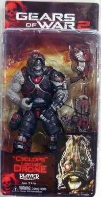 Gears of War Série 3 - Cyclops Locust Drone - Figurine Player Select NECA