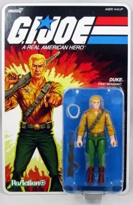 G.I.Joe - Super7 ReAction+ Figure - Duke (Sunbow cartoon)