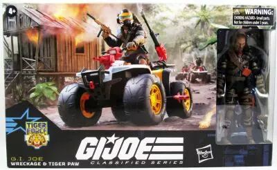 G.I.JOE Classified Series - #137 Tiger Force Wreckage & Tiger PAW