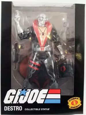 G.I.Joe Héros Sans Frontières - Statue PVC 23cm - Destro (Sunbow ...
