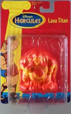 Hercules - Mattel - Pvc Figure - Lava Titan Mint on Card