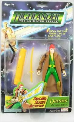 Highlander The Animated Series - Quentin MacLeod - Figurine Prime Time Toys