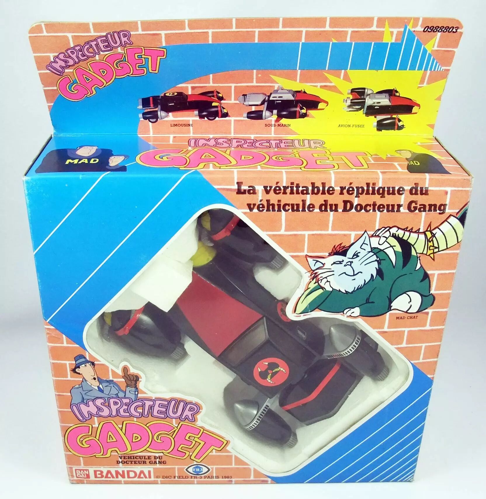 Inspecteur Gadget Popy Bandai La MADmobile V hicule Du Docteur Gang Inspecteur Gadget Popy Bandai La MADmobile V hicule Du Docteur Gang