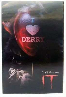 It The Movie (2017) - Pennywise the Clown "I Love Derry" - Neca