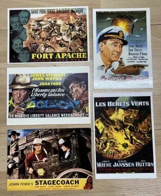 John Wayne - Set of 6 Post Cards