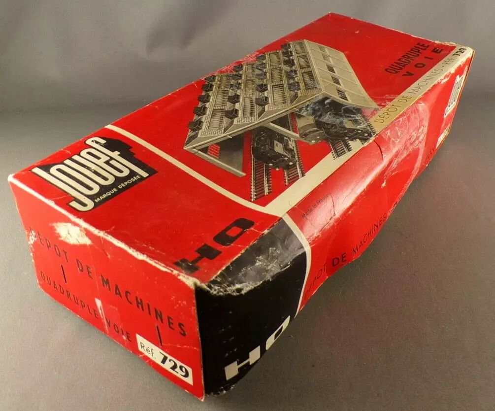 Jouef 729 Ho Engine Sheld Quadruple Tracks Complete Boxed