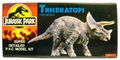Jurassic Park - Triceratops 1:28 scale Super Detailed PVC Model Kit ...