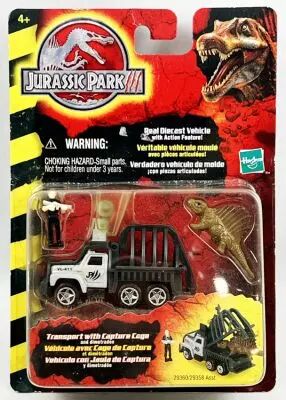 Jurassic Park 3 - Hasbro Diecast Vehicles - Transport with Capture Cage