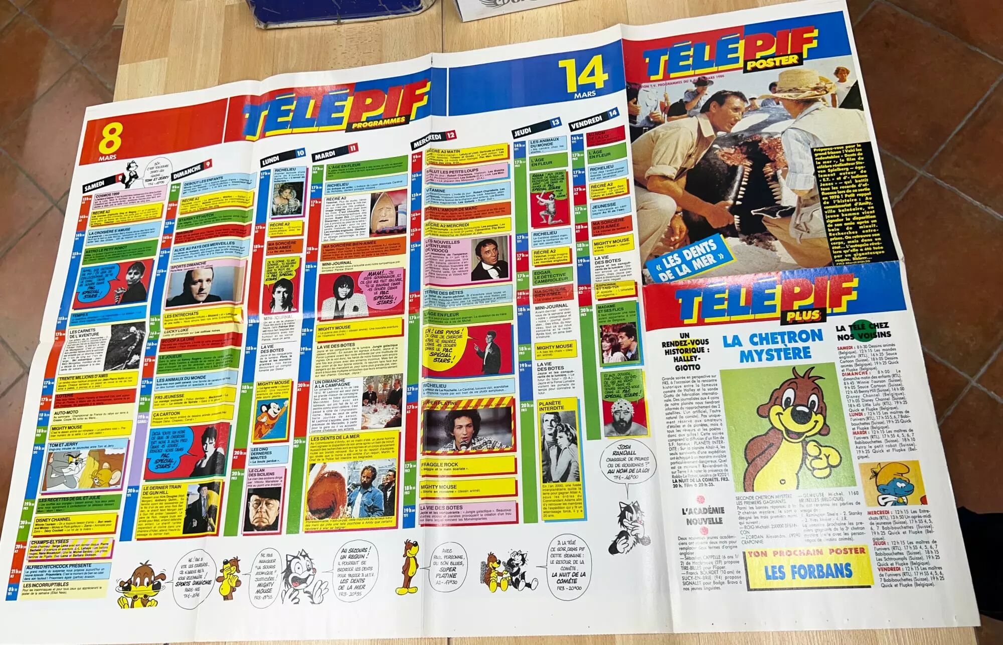 Les Incorruptibles (Série Télé) - Poster Télé Pif Poster plié