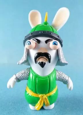 Les Lapins Crétins - Figurine Pvc Ubisoft - Lapin Samourai Cote de Maille