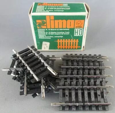 Lima 3022/A Ho 12 x 1/4 Straight Unipolar Breaking Steel Tracks 57mm ...