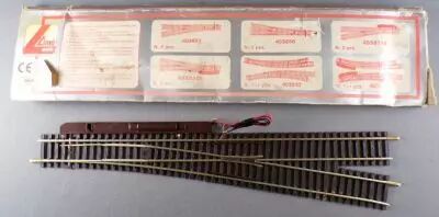 Lima 403850E Ho 1 x Electric Right Point Nickel Silver Tracks 9° 312 mm ...