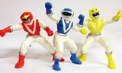 Bioman 3 Liveman - Yolanda PVC figures (set of 3)