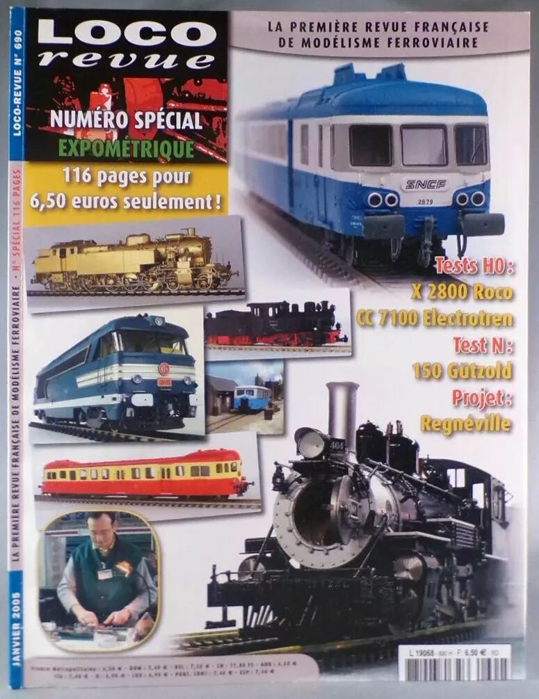 Loco-Revue Full Canvas Case 12 Issues Year 2005 #690 to 701