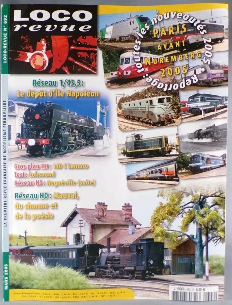 Loco-Revue Full Canvas Case 12 Issues Year 2005 #690 to 701