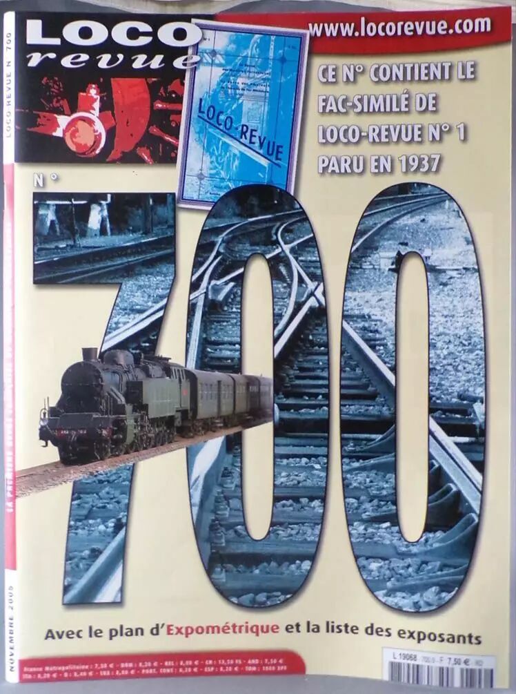 Loco-Revue Full Canvas Case 12 Issues Year 2005 #690 to 701